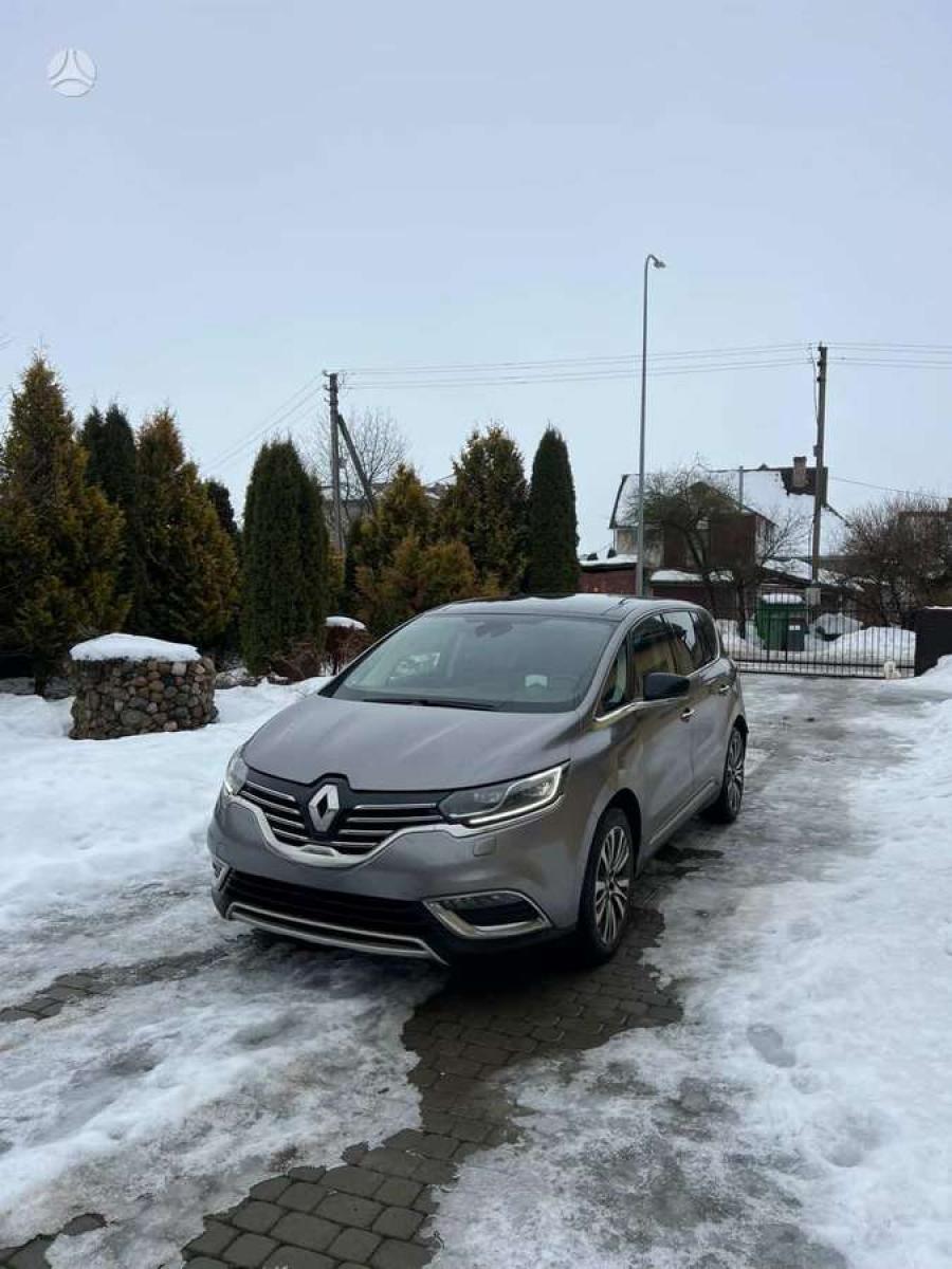 Pelēks Renault Espace 2017 Viļņa, ar dzinēja tilpumu 1.60 L un nobraukumu 230 tūkst. km par 11900 €, foto 2 vietnē AUTOMOTO.COM.LV