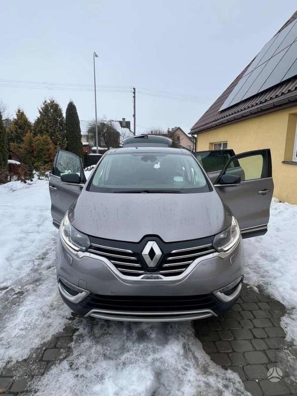 Pelēks Renault Espace 2017 Viļņa, ar dzinēja tilpumu 1.60 L un nobraukumu 230 tūkst. km par 11900 €, foto 4 vietnē AUTOMOTO.COM.LV