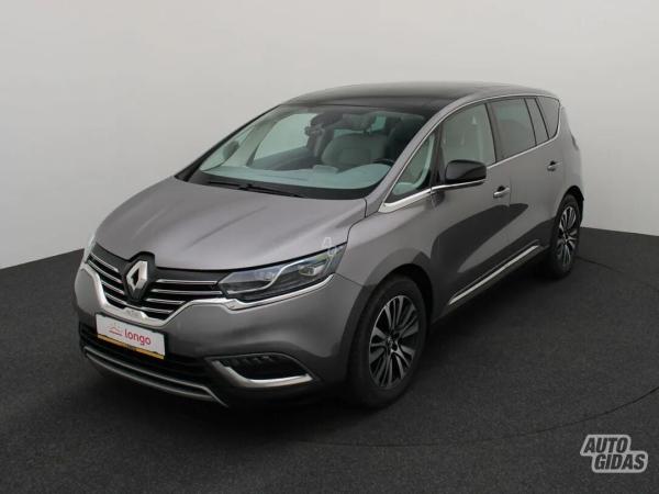 Grey Renault Espace 2017 in Vilnius, with an engine capacity of 1.60 L and mileage of 232 thousand km for 11799 €, photo 1 on AUTOMOTO.COM.LV