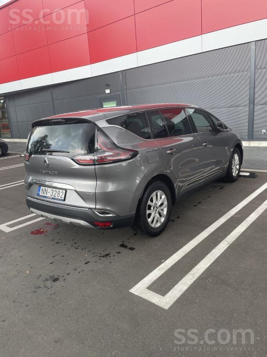 Pelēks Renault Espace 2017 Rīga, ar dzinēja tilpumu 1.60 L un nobraukumu 239 tūkst. km par 8800 €, foto 1 vietnē AUTOMOTO.COM.LV