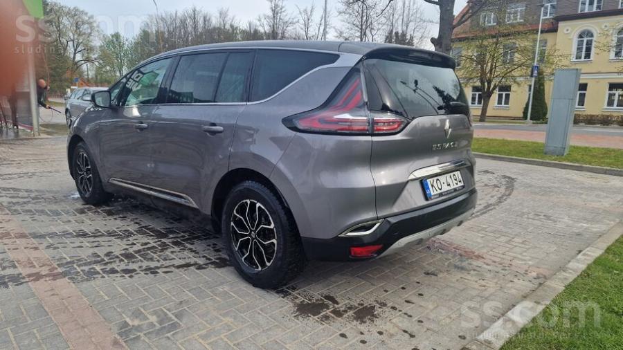 Pelēks Renault Espace 2017 Kuldīga, ar dzinēja tilpumu 1.60 L un nobraukumu 202 tūkst. km par 10500 €, foto 3 vietnē AUTOMOTO.COM.LV