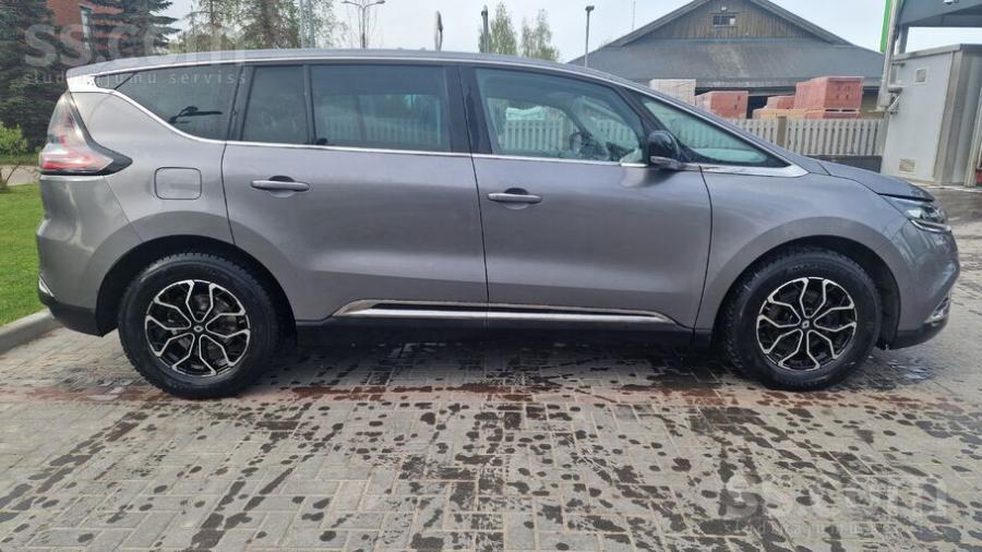 Pelēks Renault Espace 2017 Kuldīga, ar dzinēja tilpumu 1.60 L un nobraukumu 202 tūkst. km par 10500 €, foto 7 vietnē AUTOMOTO.COM.LV