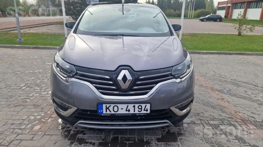 Pelēks Renault Espace 2017 Kuldīga, ar dzinēja tilpumu 1.60 L un nobraukumu 202 tūkst. km par 10500 €, foto 8 vietnē AUTOMOTO.COM.LV