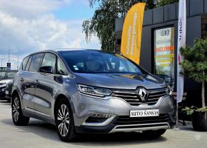 Pelēks Renault Espace 2017 Tauragė, ar dzinēja tilpumu 1.60 L un nobraukumu 270 tūkst. km par 9200 €, foto  vietnē AUTOMOTO.COM.LV