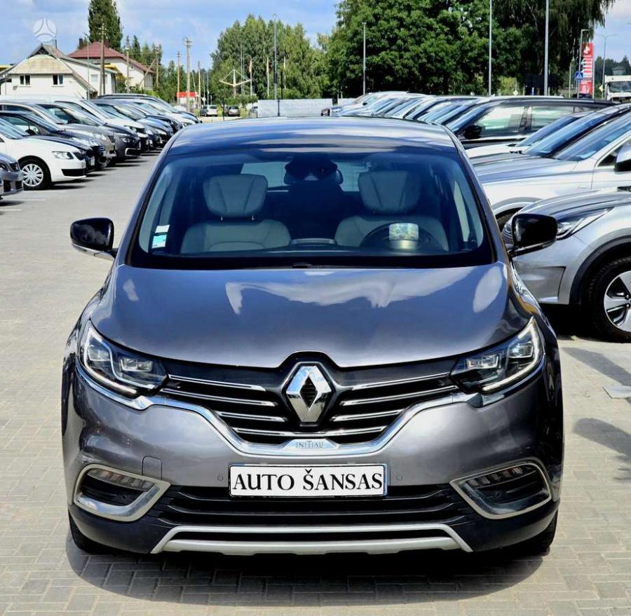 Pelēks Renault Espace 2017 Tauragė, ar dzinēja tilpumu 1.60 L un nobraukumu 270 tūkst. km par 9200 €, foto 5 vietnē AUTOMOTO.COM.LV