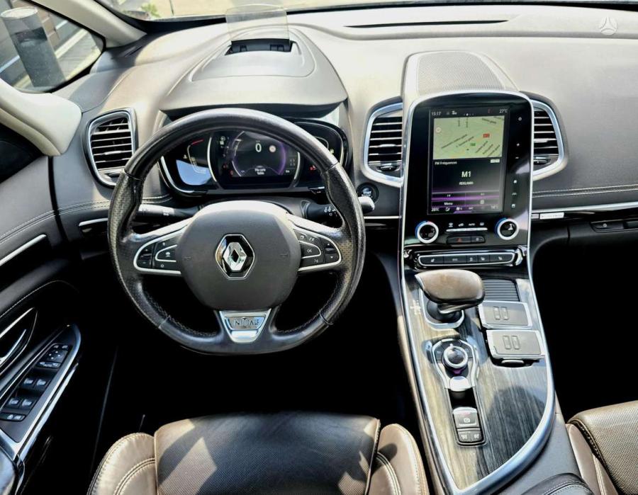 Pelēks Renault Espace 2017 Tauragė, ar dzinēja tilpumu 1.60 L un nobraukumu 270 tūkst. km par 9200 €, foto 15 vietnē AUTOMOTO.COM.LV