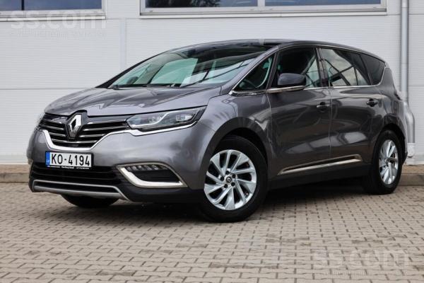 Pelēks Renault Espace 2017 Rīga, ar dzinēja tilpumu 1.60 L un nobraukumu 0 tūkst. km par 10495 €, foto 1 vietnē AUTOMOTO.COM.LV