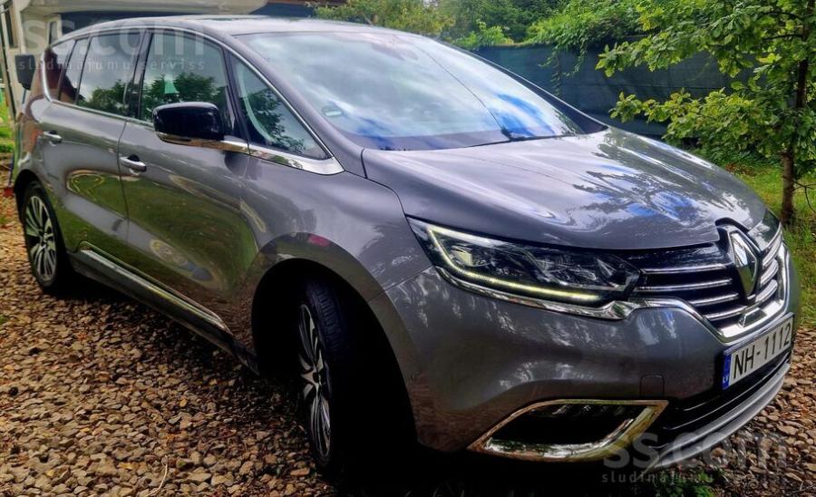 Pelēks Renault Espace 2017 Rīga, ar dzinēja tilpumu 1.60 L un nobraukumu 266 tūkst. km par 12300 €, foto 1 vietnē AUTOMOTO.COM.LV