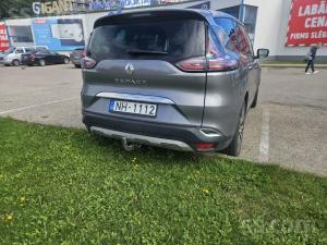 Grey Renault Espace 2017 in Riga, with an engine capacity of 1.60 L and mileage of 269 thousand km for 11800 €, photo 7 on AUTOMOTO.COM.LV