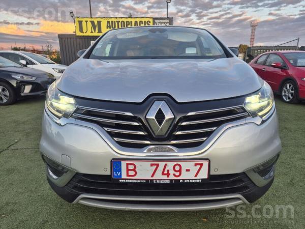 Grey Renault Espace 2017 in Liepaja, with an engine capacity of 1.60 L and mileage of 182 thousand km for 10600 €, photo 2 on AUTOMOTO.COM.LV
