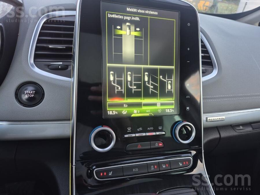 Grey Renault Espace 2017 in Liepaja, with an engine capacity of 1.60 L and mileage of 182 thousand km for 10600 €, photo 24 on AUTOMOTO.COM.LV