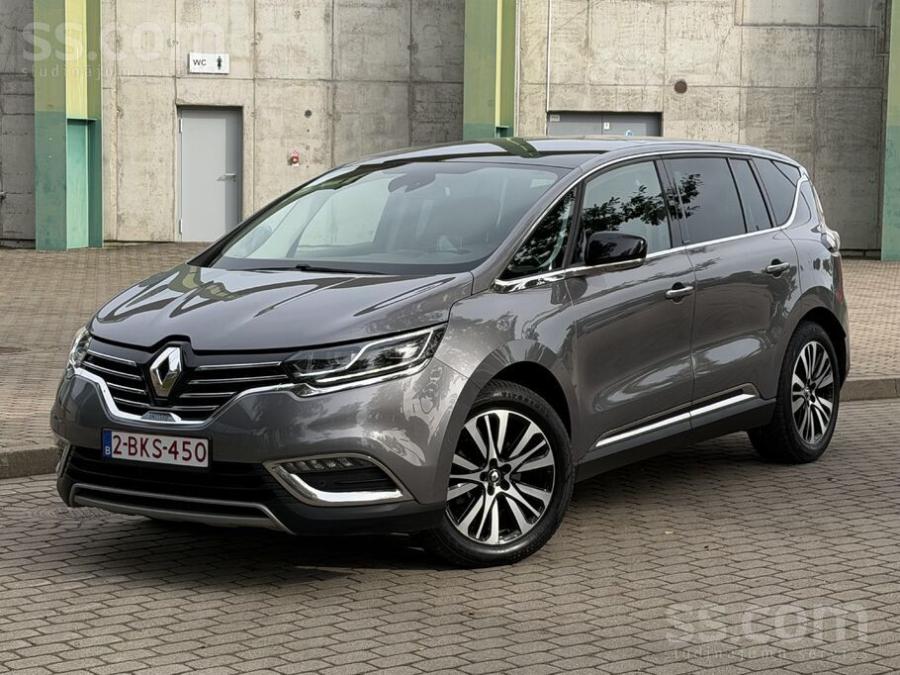 Grey Renault Espace 2017 in Jelgava, with an engine capacity of 1.60 L and mileage of 207 thousand km for 13990 €, photo 5 on AUTOMOTO.COM.LV