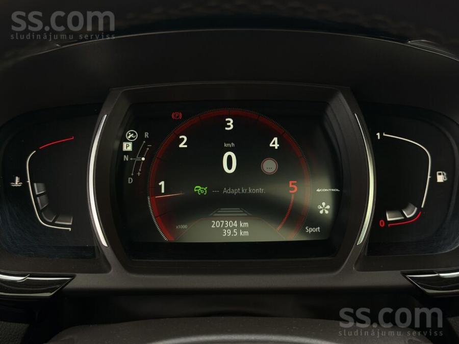 Grey Renault Espace 2017 in Jelgava, with an engine capacity of 1.60 L and mileage of 207 thousand km for 13990 €, photo 36 on AUTOMOTO.COM.LV
