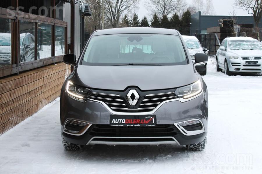 Grey Renault Espace 2018 in Riga, with an engine capacity of 1.60 L and mileage of 0 thousand km for 11650 €, photo 3 on AUTOMOTO.COM.LV