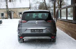 Grey Renault Espace 2018 in Riga, with an engine capacity of 1.60 L and mileage of 0 thousand km for 11650 €, photo 7 on AUTOMOTO.COM.LV