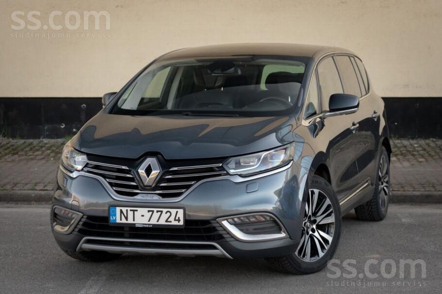 Grey Renault Espace 2018 in Talsi, with an engine capacity of 1.60 L and mileage of 260 thousand km for 12950 €, photo 4 on AUTOMOTO.COM.LV