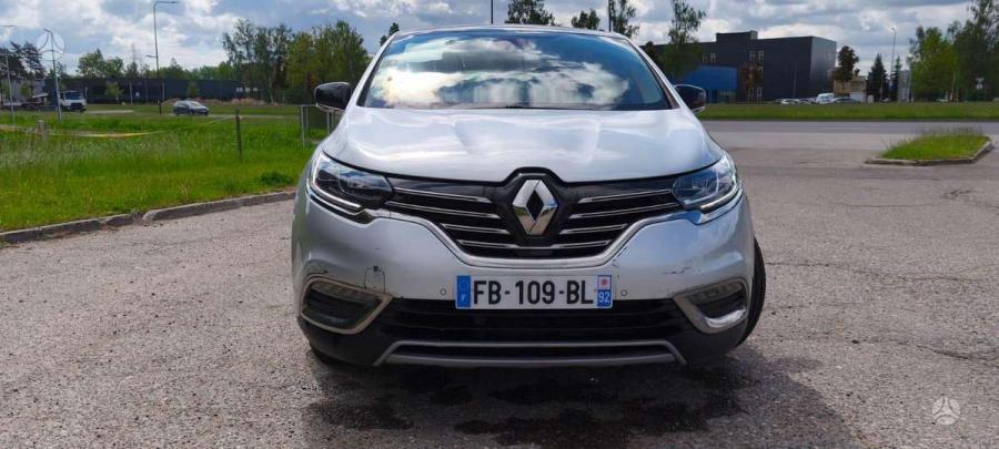 Grey Renault Espace 2018 in Kaunas, with an engine capacity of 1.60 L and mileage of 146 thousand km for 11253 €, photo 6 on AUTOMOTO.COM.LV