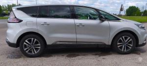 Grey Renault Espace 2018 in Kaunas, with an engine capacity of 1.60 L and mileage of 146 thousand km for 11253 €, photo 8 on AUTOMOTO.COM.LV