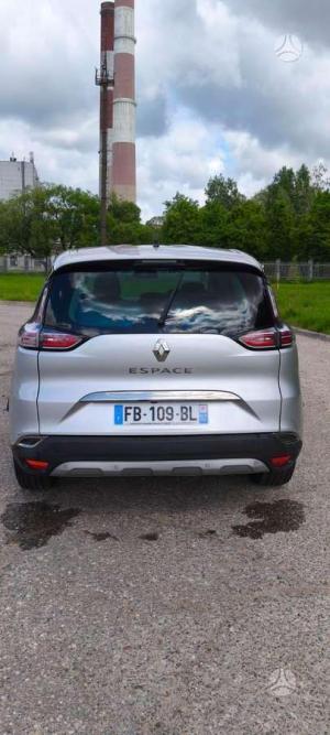 Grey Renault Espace 2018 in Kaunas, with an engine capacity of 1.60 L and mileage of 146 thousand km for 11253 €, photo 10 on AUTOMOTO.COM.LV