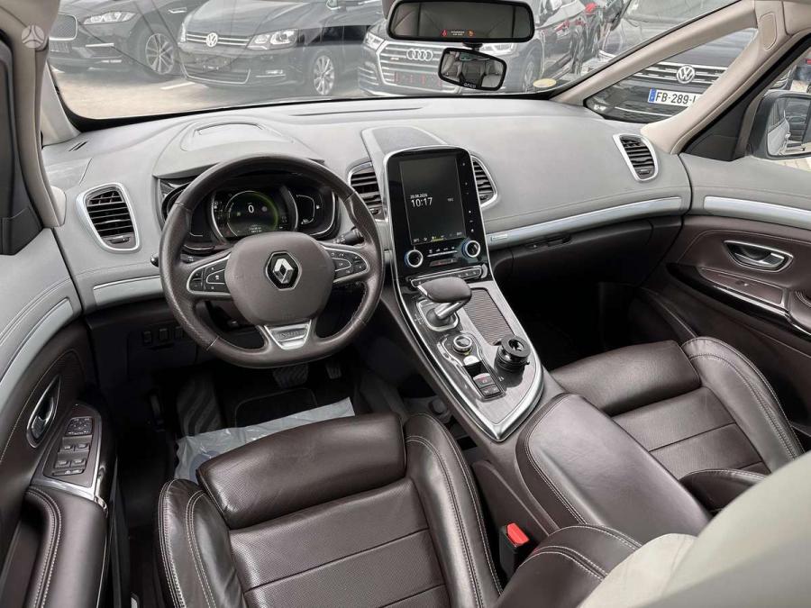 Pelēks Renault Espace 2018 Tauragė, ar dzinēja tilpumu 1.60 L un nobraukumu 176 tūkst. km par 9900 €, foto 11 vietnē AUTOMOTO.COM.LV
