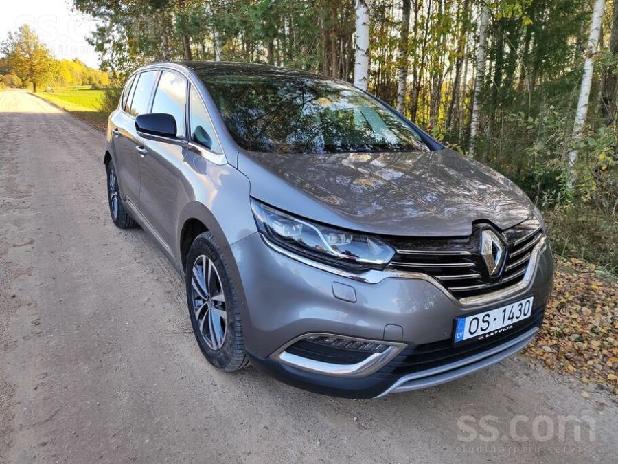 Pelēks Renault Espace 2019 Valmiera, ar dzinēja tilpumu 2.00 L un nobraukumu 110 tūkst. km par 19965 €, foto 1 vietnē AUTOMOTO.COM.LV