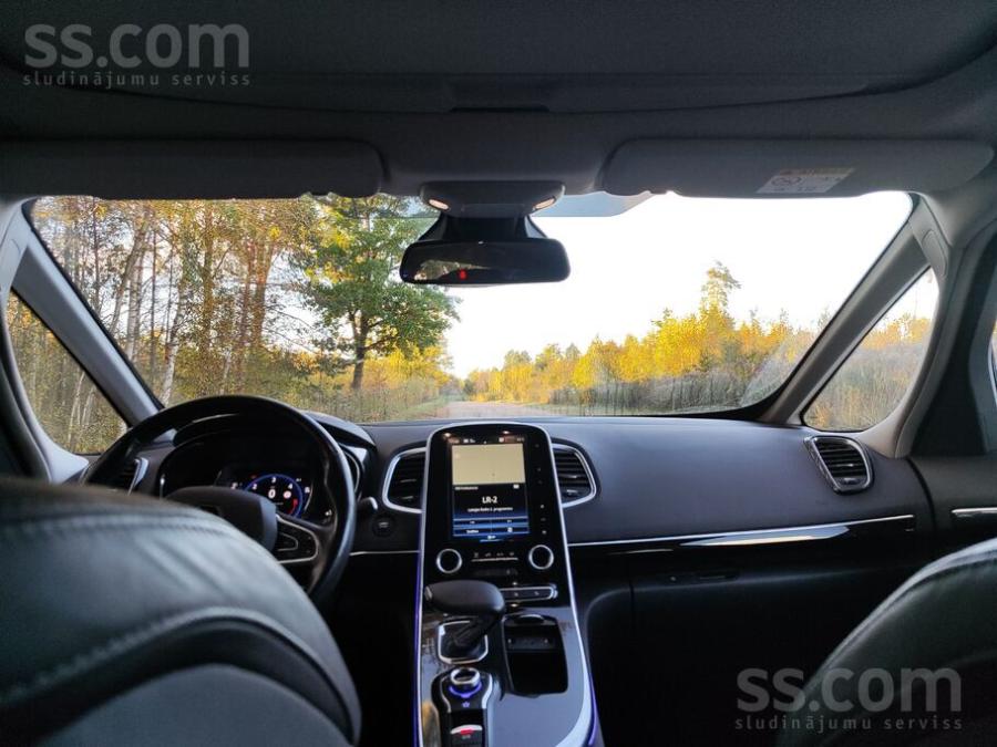 Pelēks Renault Espace 2019 Valmiera, ar dzinēja tilpumu 2.00 L un nobraukumu 110 tūkst. km par 19965 €, foto 6 vietnē AUTOMOTO.COM.LV