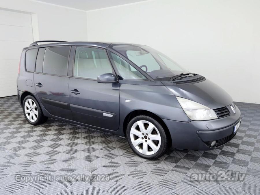 Grey Renault Espace 2003 in Tallinn, with an engine capacity of 2.20 L and mileage of 298 thousand km for 999 €, photo 1 on AUTOMOTO.COM.LV