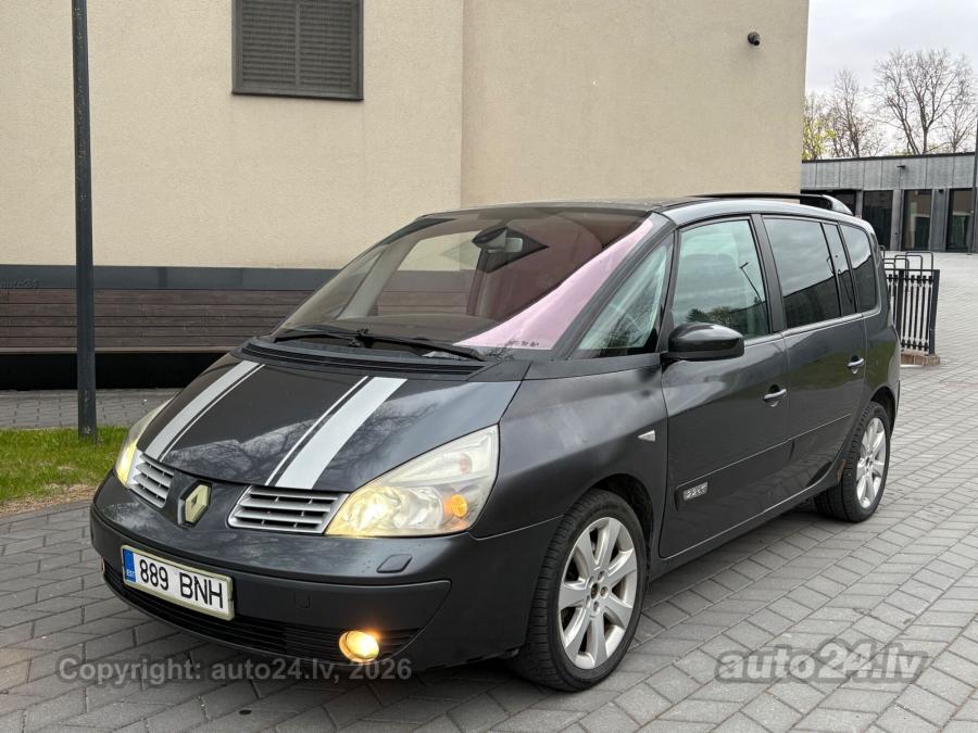 Grey Renault Espace 2003 in Rapla, with an engine capacity of 2.20 L and mileage of 309 thousand km for 1250 €, photo 5 on AUTOMOTO.COM.LV