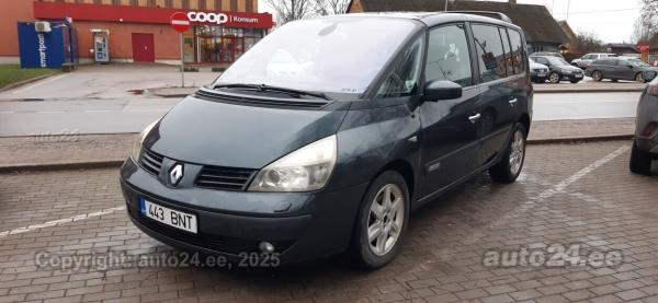 Grey Renault Espace 2004 in Parnu, with an engine capacity of 3.00 L and mileage of 280 thousand km for 1950 €, photo 1 on AUTOMOTO.COM.LV