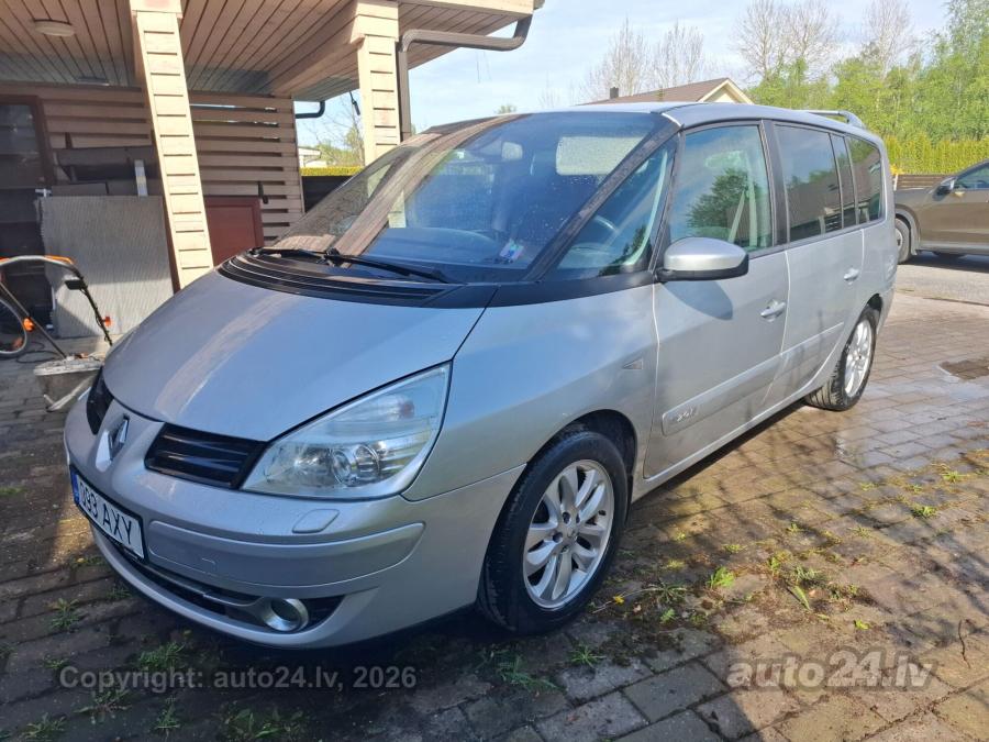 Grey Renault Espace 2006 in Tallinn, with an engine capacity of 2.00 L and mileage of 269 thousand km for 2200 €, photo 5 on AUTOMOTO.COM.LV