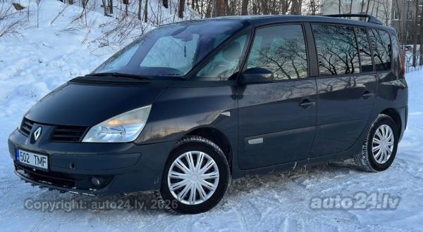 Grey Renault Espace 2008 in Tallinn, with an engine capacity of 2.00 L and mileage of 341 thousand km for 1299 €, photo 3 on AUTOMOTO.COM.LV