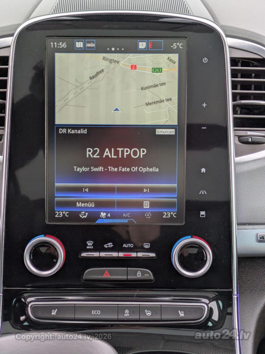 Серый Рено Эспейс 2017 в Тарту, объемом двигателя 1.60 л и пробегом 185 тыс. км за 16900 €, фото 15 на AUTOMOTO.COM.LV
