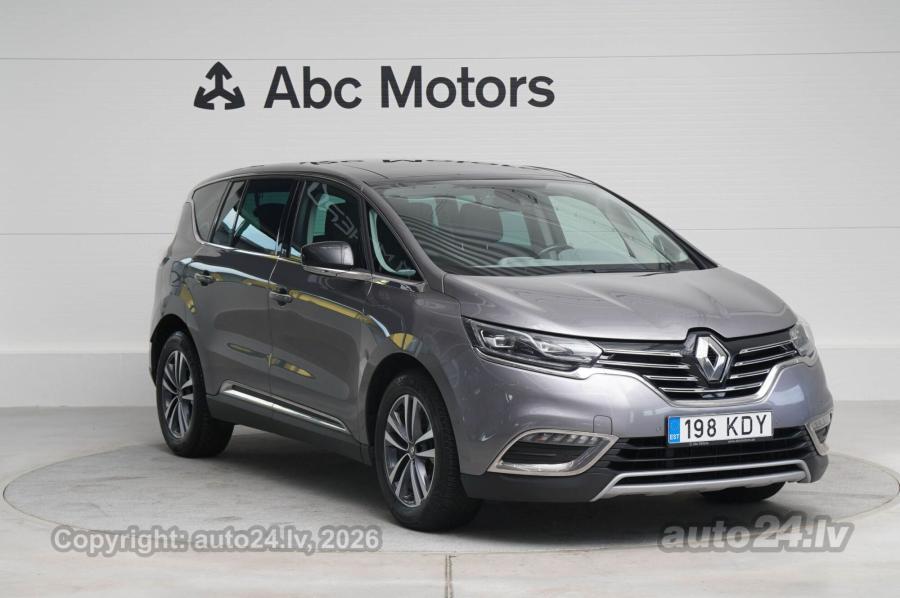 Grey Renault Espace 2017 in Tallinn, with an engine capacity of 1.60 L and mileage of 244 thousand km for 9900 €, photo 4 on AUTOMOTO.COM.LV