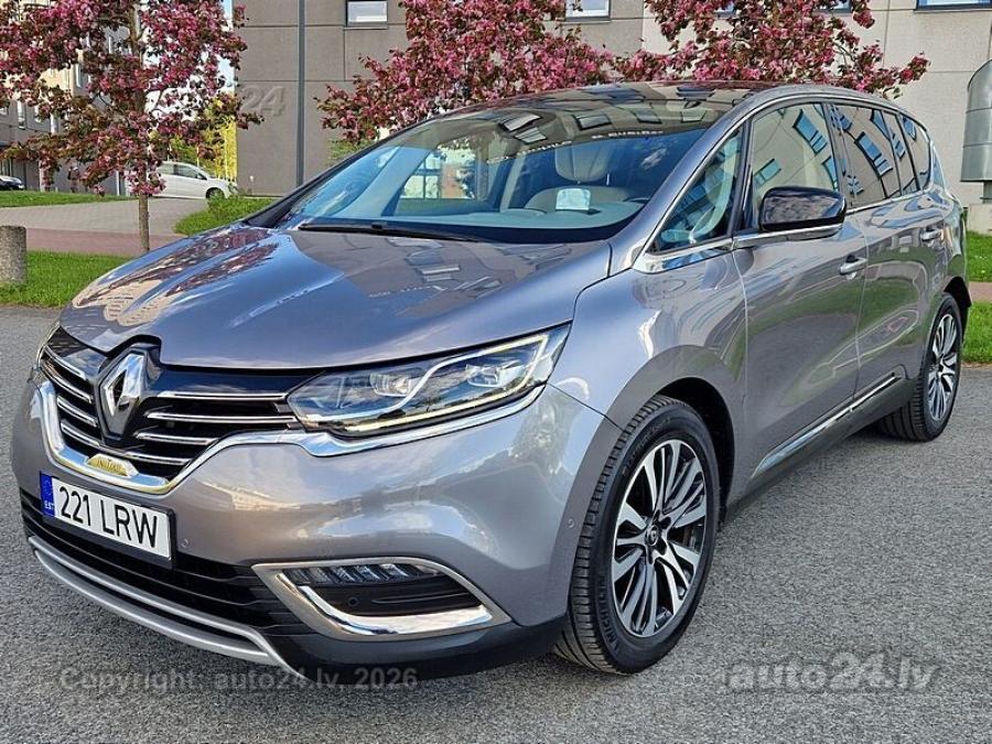 Pelēks Renault Espace 2018 Tallina, ar dzinēja tilpumu 1.60 L un nobraukumu 151 tūkst. km par 15950 €, foto 1 vietnē AUTOMOTO.COM.LV