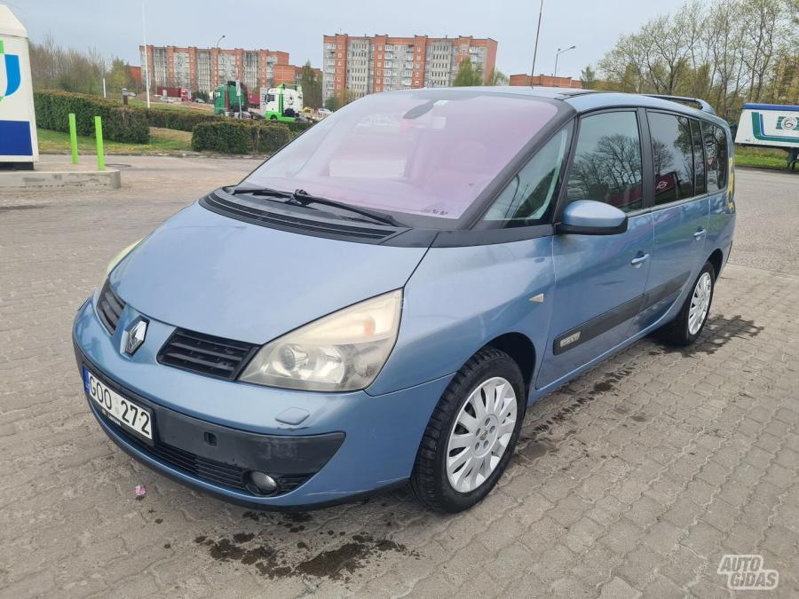 Renault Espace 2005 Klaipėda, ar dzinēja tilpumu 1.90 L un nobraukumu 236 tūkst. km par 1500 €, foto 4 vietnē AUTOMOTO.COM.LV