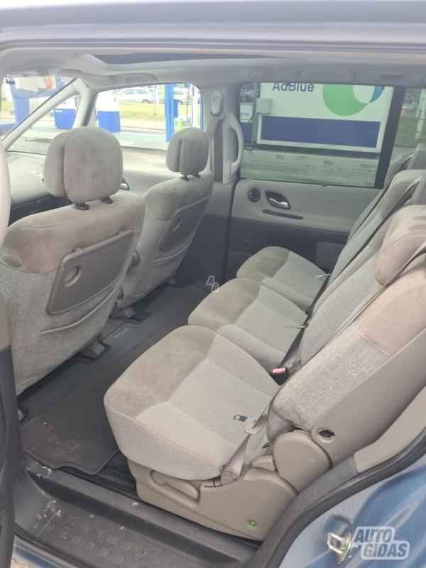 Renault Espace 2005 Klaipėda, ar dzinēja tilpumu 1.90 L un nobraukumu 236 tūkst. km par 1500 €, foto 6 vietnē AUTOMOTO.COM.LV