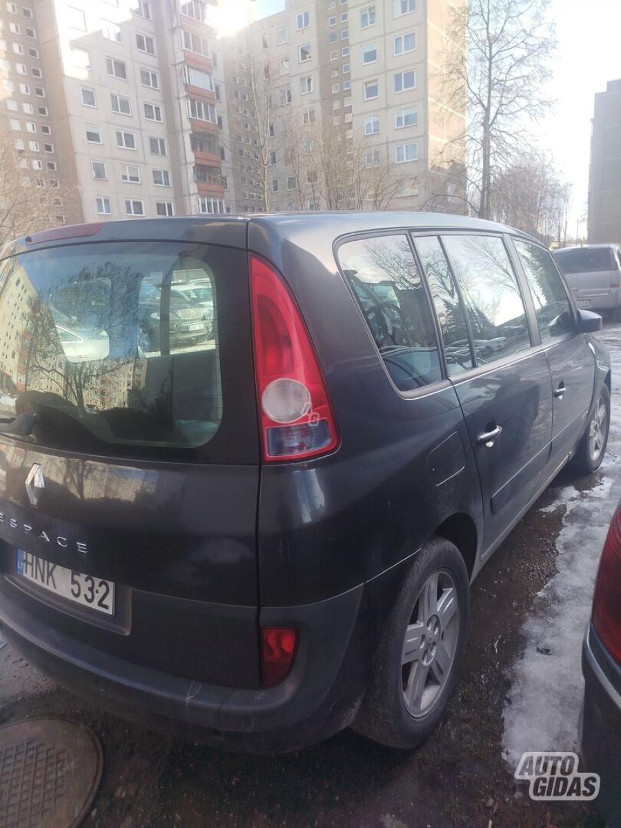 Renault Espace 2003 in Kaunas, with an engine capacity of 2.20 L and mileage of 265 thousand km for 999 €, photo 7 on AUTOMOTO.COM.LV