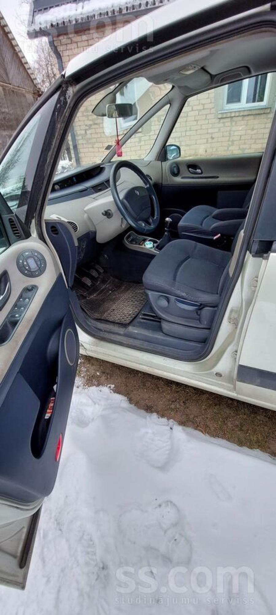 Renault Espace 2004 Daugavpils, ar dzinēja tilpumu 2.20 L un nobraukumu 225 tūkst. km par 1450 €, foto 6 vietnē AUTOMOTO.COM.LV