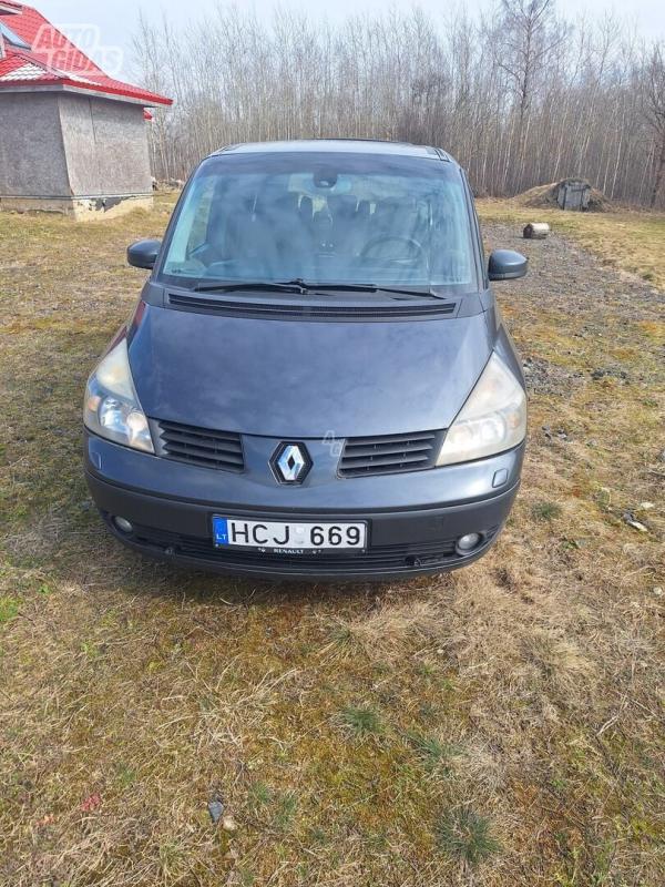 Renault Espace 2004 Šilalė, ar dzinēja tilpumu 2.20 L un nobraukumu 250 tūkst. km par 1250 €, foto 1 vietnē AUTOMOTO.COM.LV