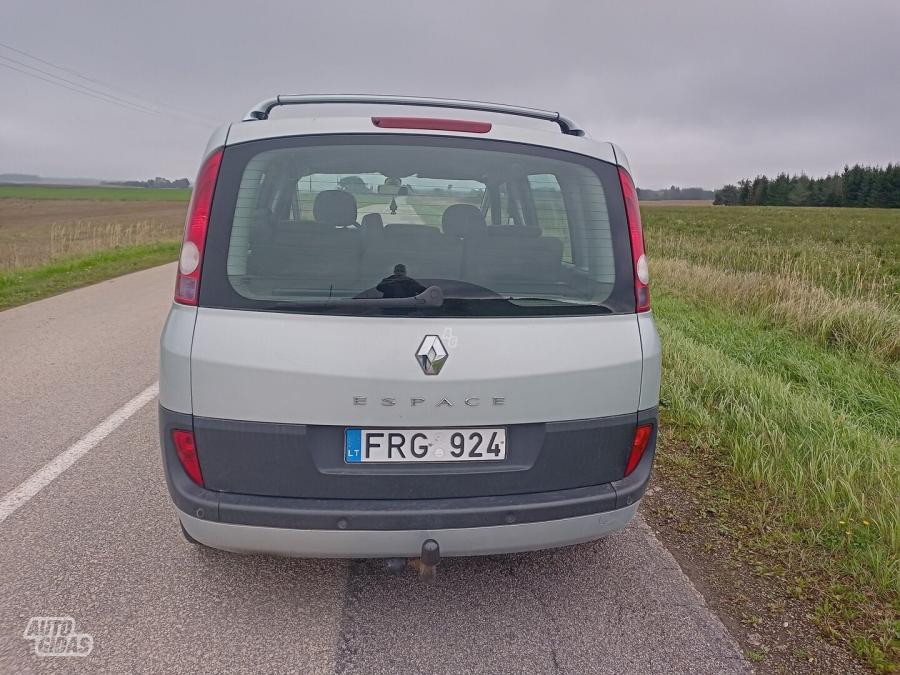 Renault Espace 2004 in Jonava, with an engine capacity of 1.90 L and mileage of 270 thousand km for 1150 €, photo 7 on AUTOMOTO.COM.LV
