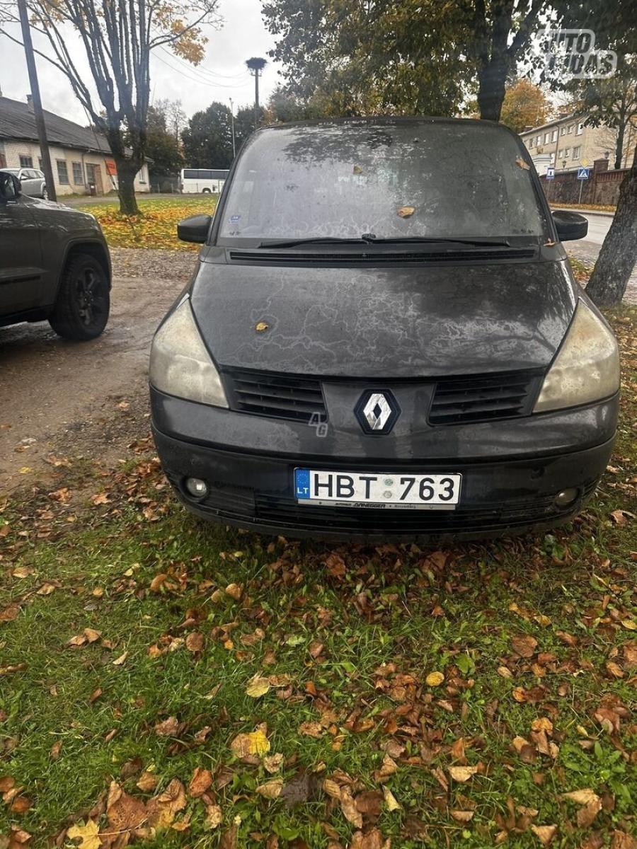 Renault Espace 2005 Rietavas, ar dzinēja tilpumu 1.90 L un nobraukumu 190 tūkst. km par 500 €, foto 1 vietnē AUTOMOTO.COM.LV