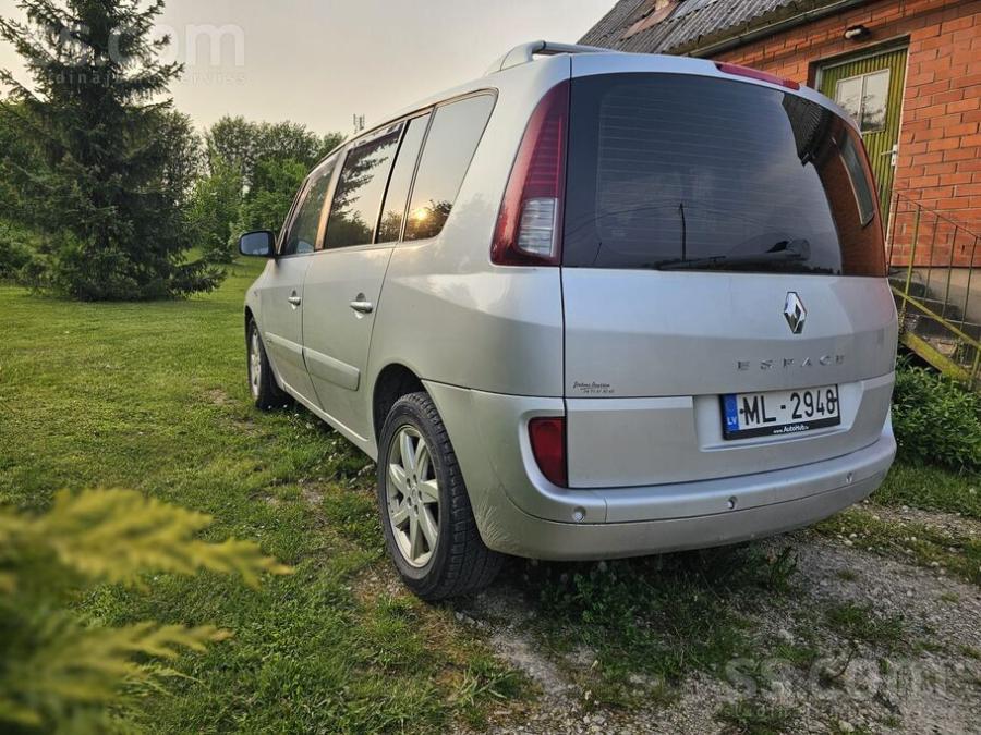 Renault Espace 2010 Valka, ar dzinēja tilpumu 2.00 L un nobraukumu 399 tūkst. km par 2500 €, foto 3 vietnē AUTOMOTO.COM.LV