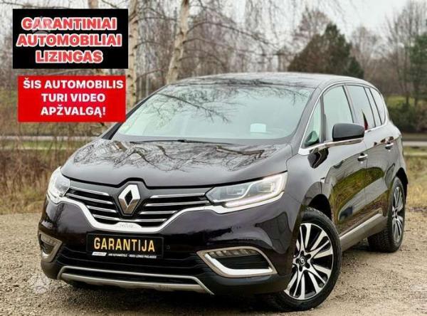 Renault Espace 2016 Šauļi, ar dzinēja tilpumu 1.60 L un nobraukumu 292 tūkst. km par 10999 €, foto 2 vietnē AUTOMOTO.COM.LV