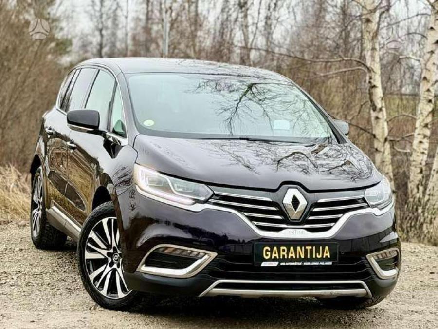 Renault Espace 2016 Šauļi, ar dzinēja tilpumu 1.60 L un nobraukumu 292 tūkst. km par 10999 €, foto 1 vietnē AUTOMOTO.COM.LV
