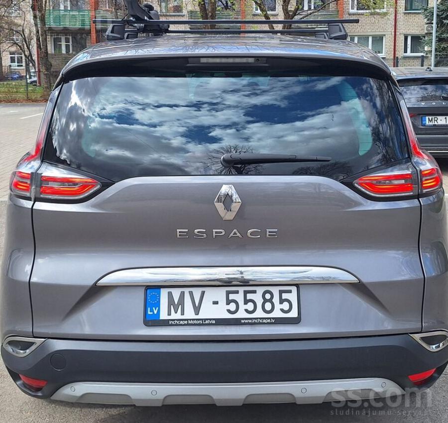 Renault Espace 2017 in Riga, with an engine capacity of 1.60 L and mileage of 248 thousand km for 9100 €, photo 5 on AUTOMOTO.COM.LV