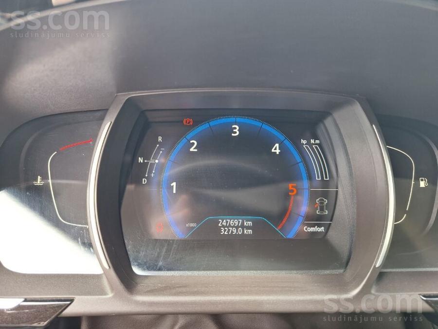 Renault Espace 2017 in Riga, with an engine capacity of 1.60 L and mileage of 248 thousand km for 9100 €, photo 6 on AUTOMOTO.COM.LV