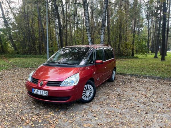 Красный Рено Эспейс 2006 в Рига, объемом двигателя 1.90 л и пробегом 311 тыс. км за 2300 €, фото 1 на AUTOMOTO.COM.LV