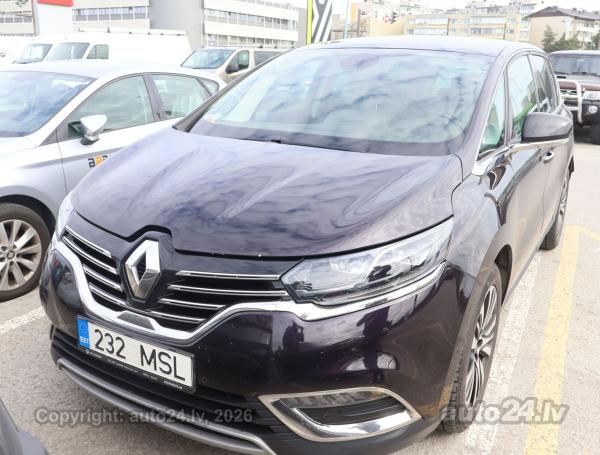 Violets Renault Espace 2019 Tallina, ar dzinēja tilpumu 1.80 L un nobraukumu 125 tūkst. km par 16900 €, foto 1 vietnē AUTOMOTO.COM.LV