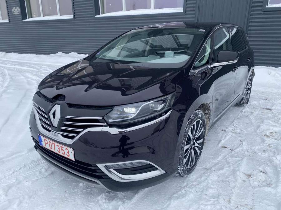 Violets Renault Espace 2015 Tauragė, ar dzinēja tilpumu 1.60 L un nobraukumu 240 tūkst. km par 6700 €, foto 1 vietnē AUTOMOTO.COM.LV