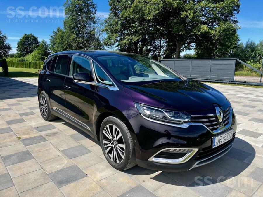 Violet Renault Espace 2015 in Liepaja, with an engine capacity of 1.60 L and mileage of 223 thousand km for 10300 €, photo 2 on AUTOMOTO.COM.LV
